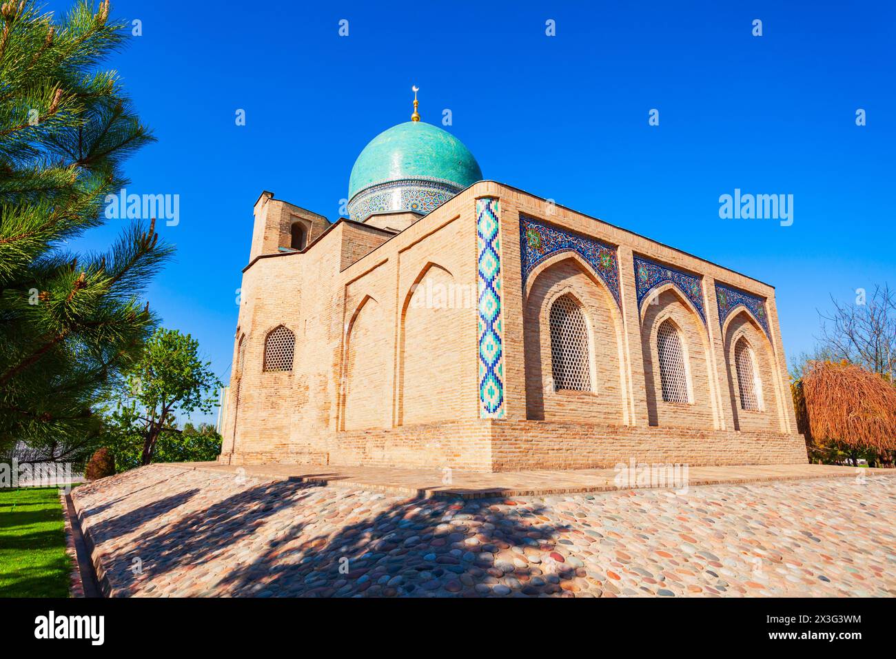 Hazrati Imam Mosque and Mubarak Madrasah complex in the center of ...