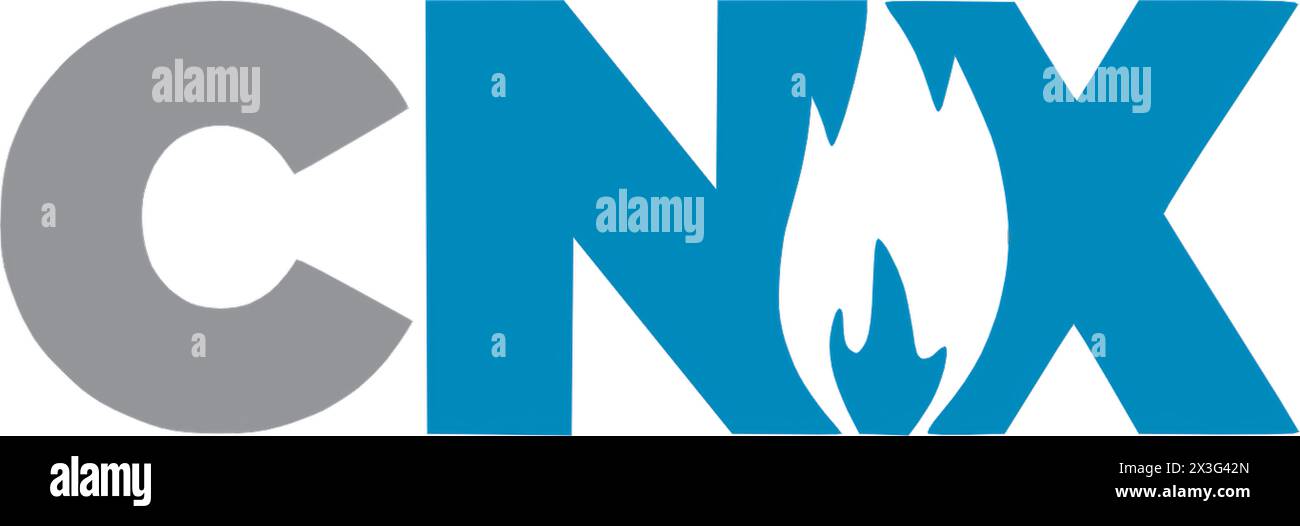 New York, USA - 9 March 2024: CNX Resources Company Logo, Corporation ...