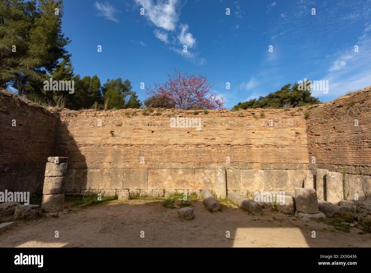 Workshop of Pheidias, Ancient Olympia, Olympia, Greece Stock Photo - Alamy