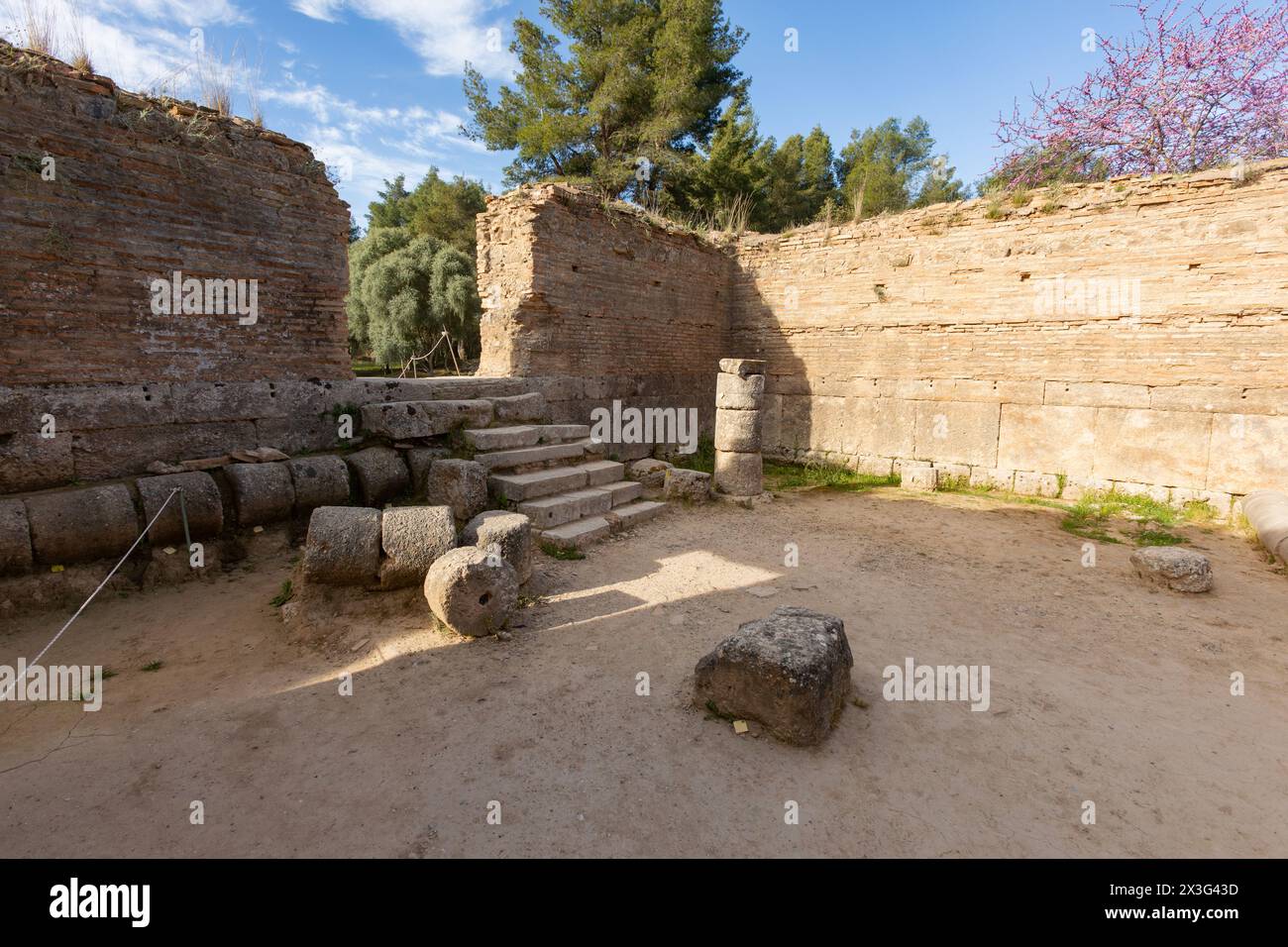 Workshop of Pheidias, Ancient Olympia, Olympia, Greece Stock Photo - Alamy