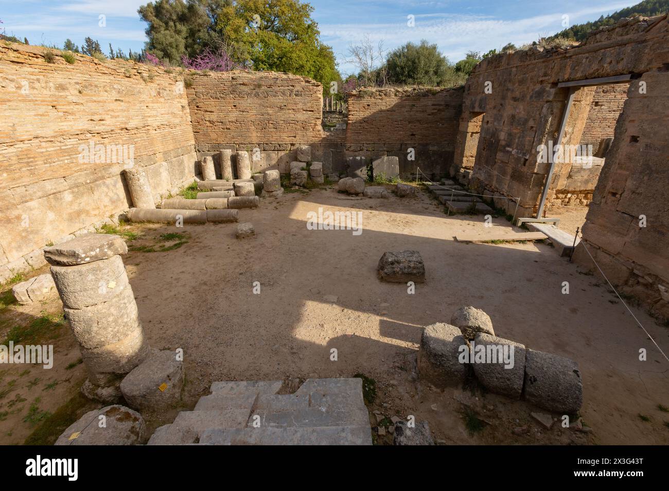 Workshop of Pheidias, Ancient Olympia, Olympia, Greece Stock Photo - Alamy