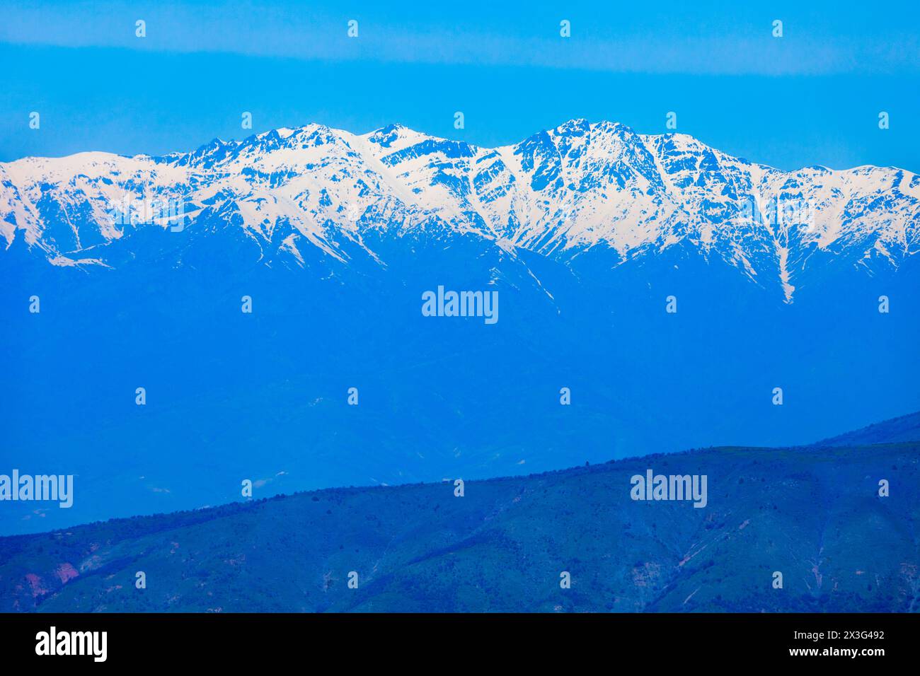 Chimgan in the Tian Shan or Tengri Tagh mountain range near Taskent ...