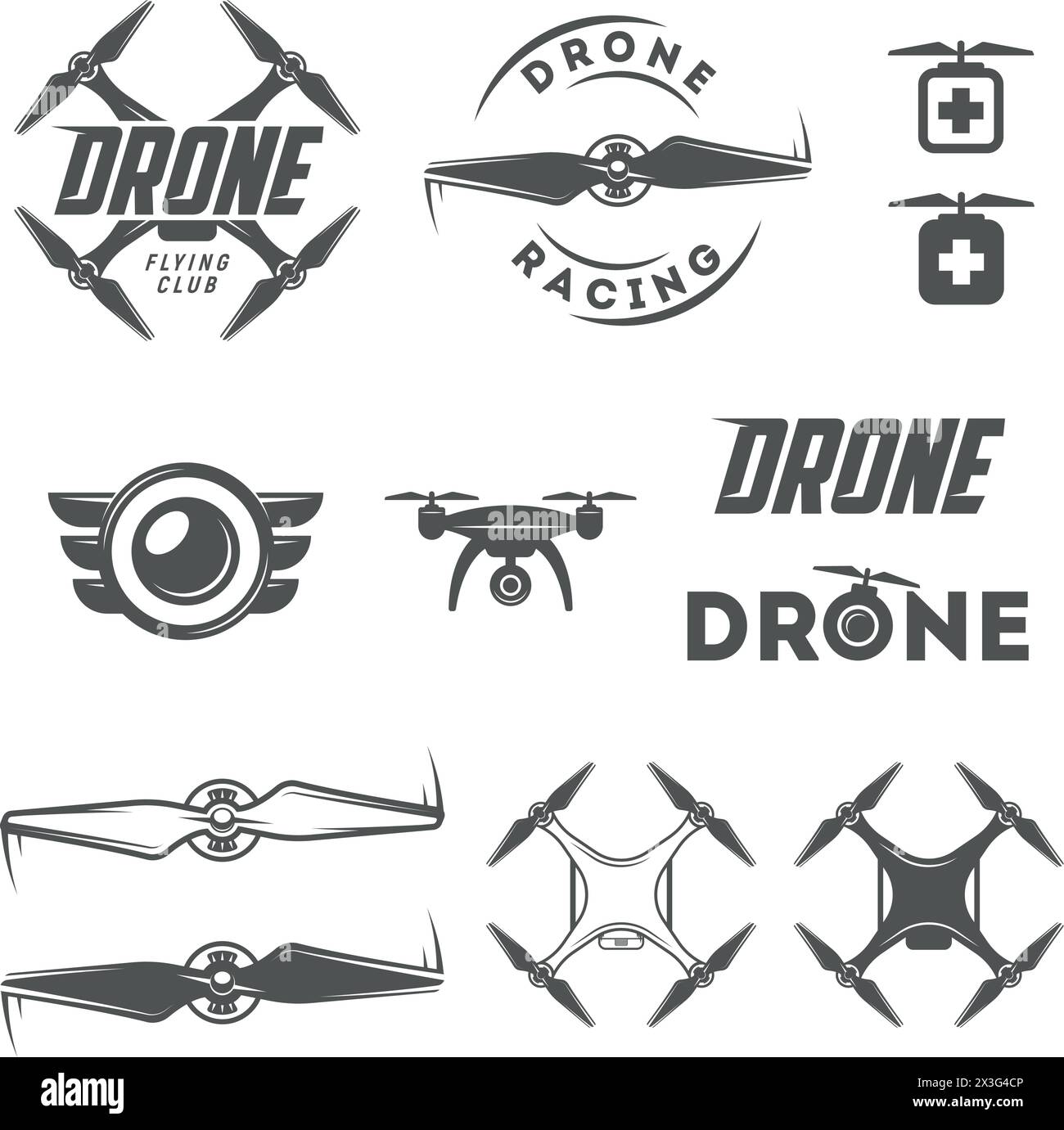 Rotor aerial transport Stock Vector Images - Alamy