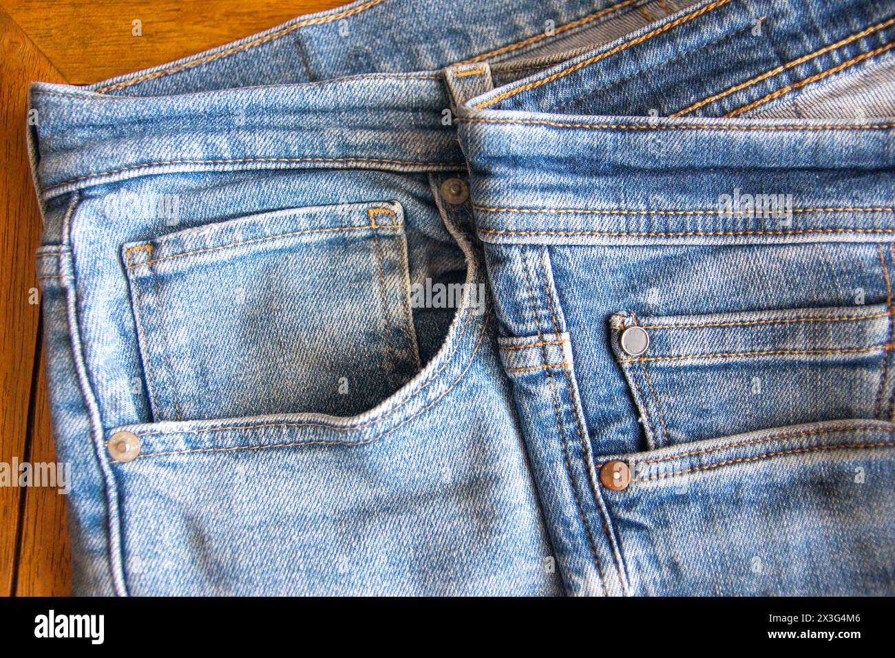 Blue jeans cotton gentle texture clothes. Textile cloth background ...