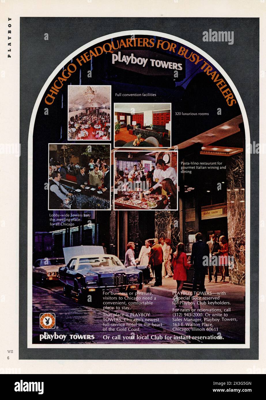 Vintage "Playboy" Magazine July 1972 issue advert, USA Stock Photo - Alamy