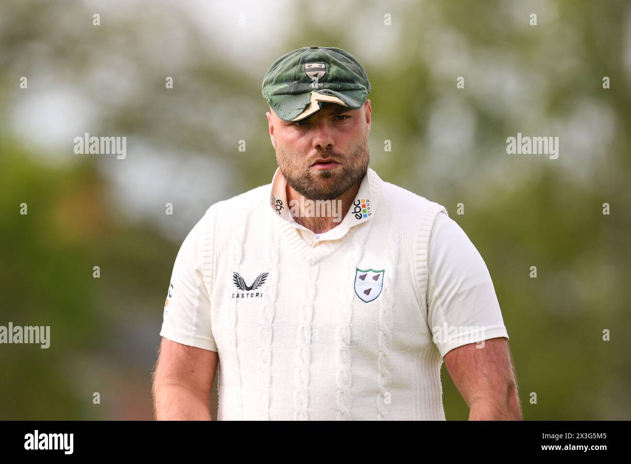 Joe Leach of Worcestershire during the Vitality County Championship ...