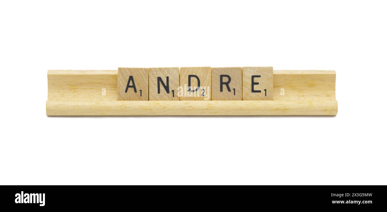 Miami, FL 4-18-24 popular baby boy first name of ANDRE made with square ...