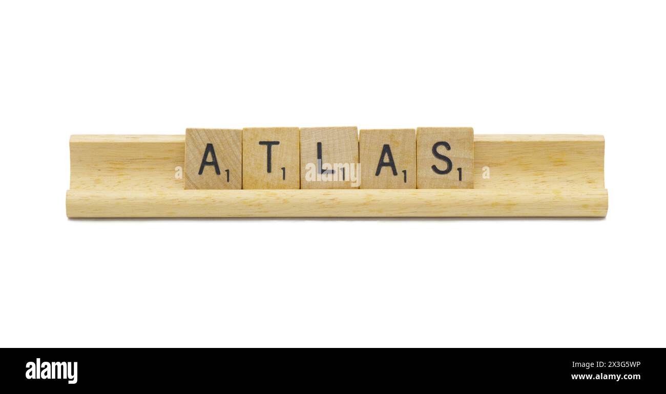 Miami, FL 4-18-24 popular baby boy first name of ATLAS made with square ...