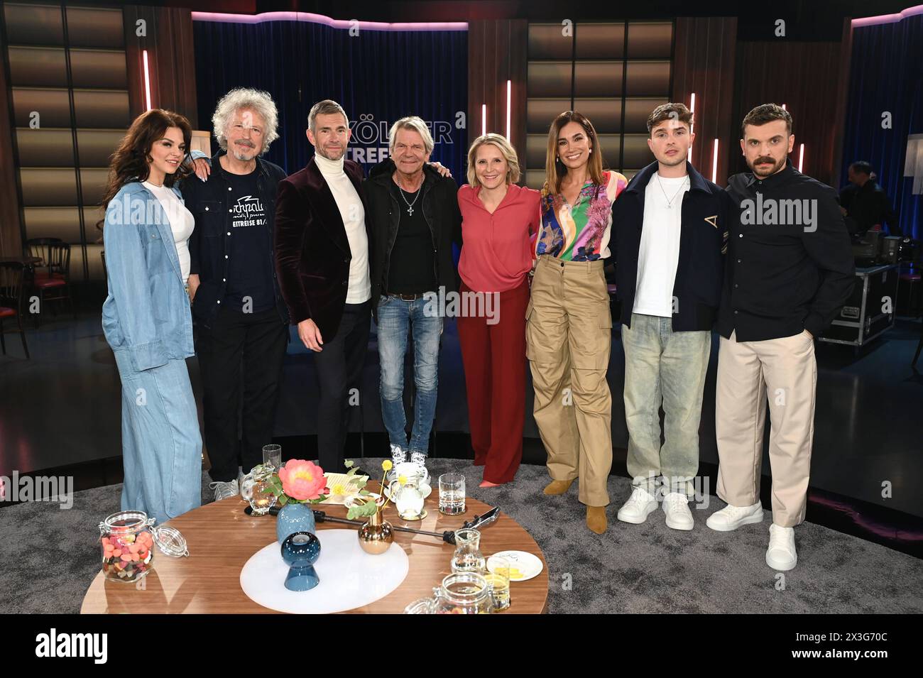 Content-Creatorin Angie Berbuer, l-r, Musiker Wolfgang Niedecken ...