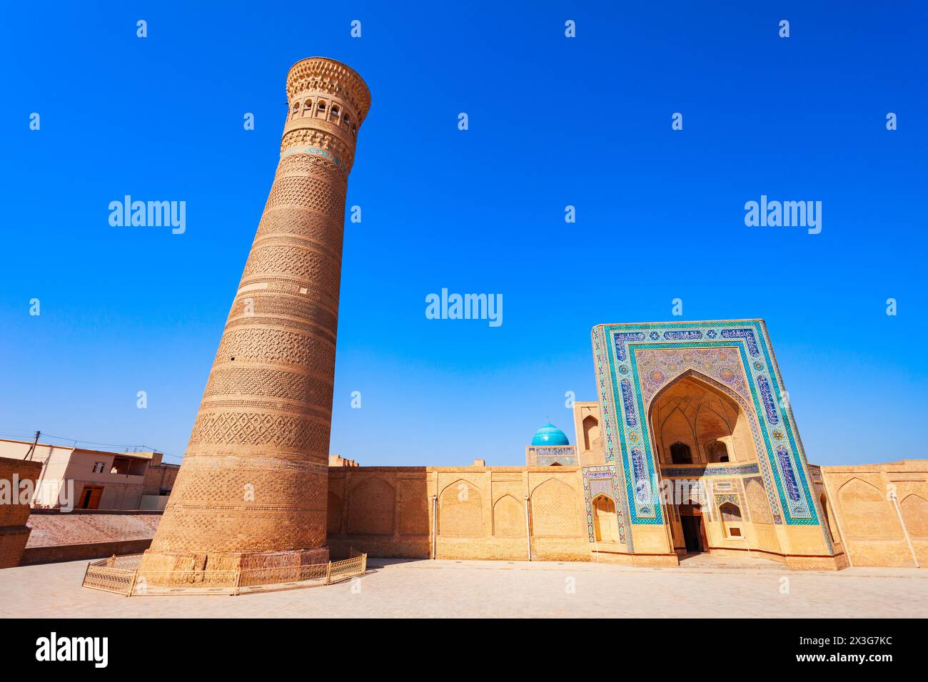 Kalyan Minaret and Kalyan mosque is a parts of the Poi Kalon islamic ...