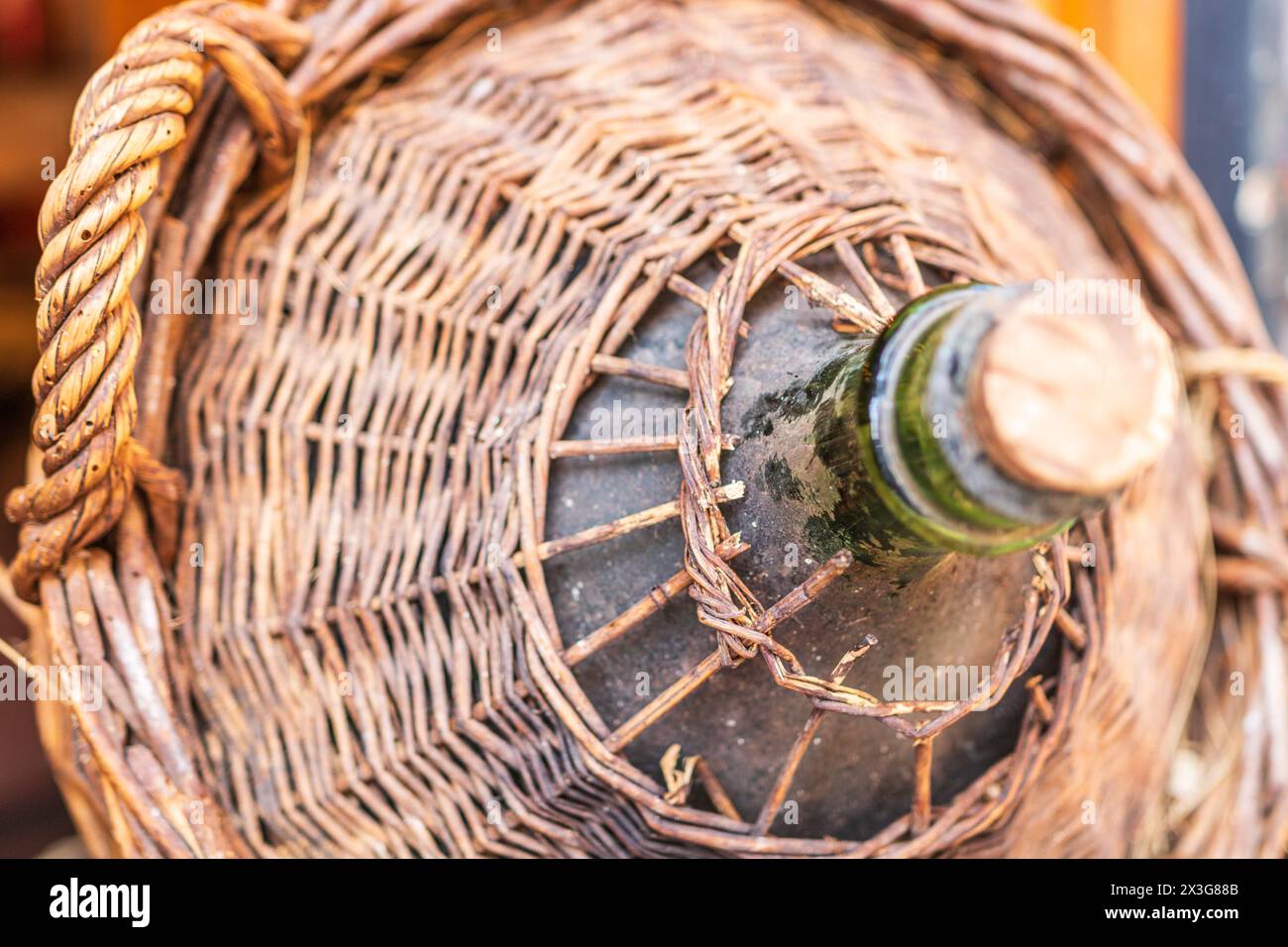 Old fashioned demijohn hi-res stock photography and images - Alamy