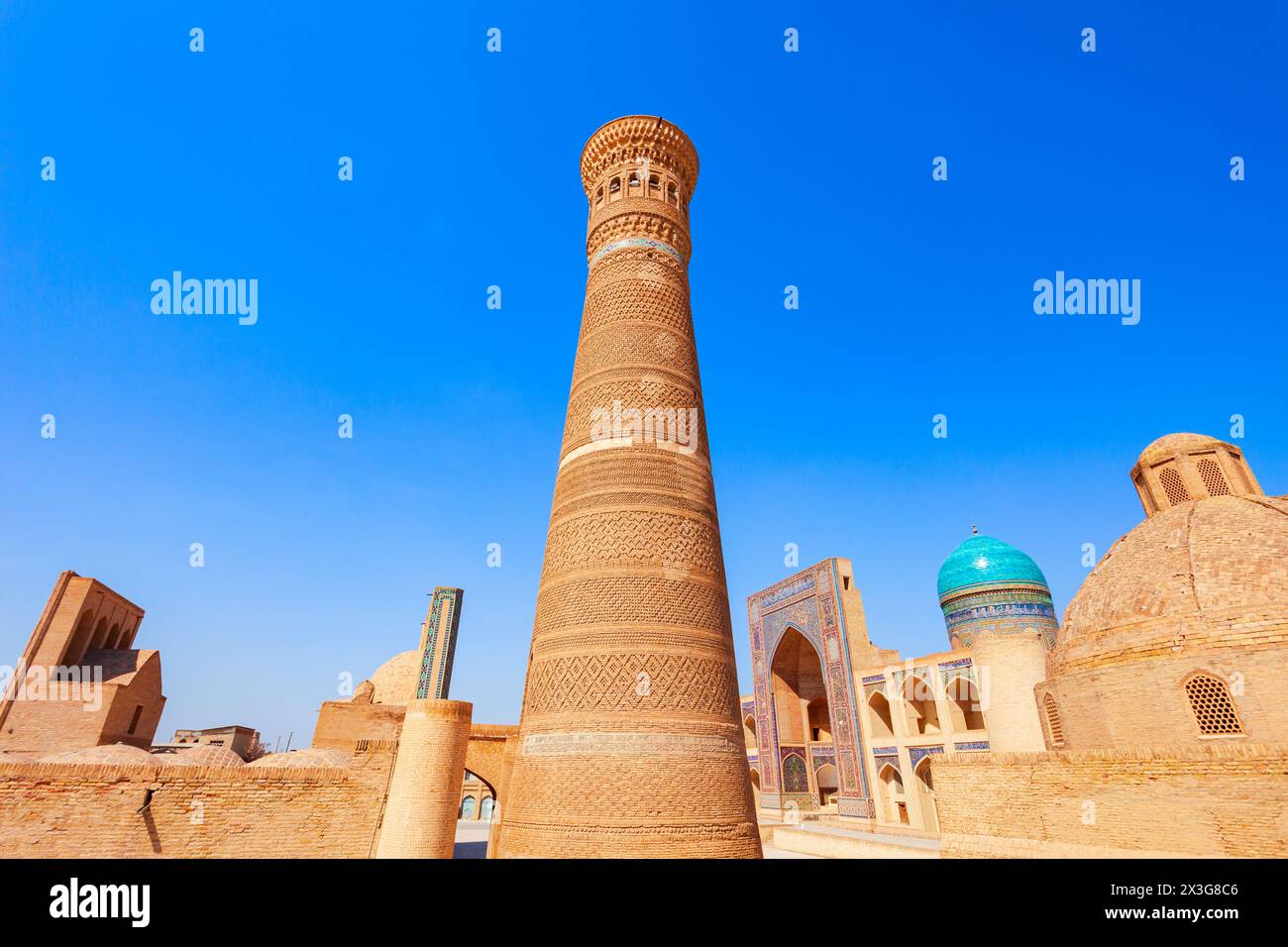 Kalyan Minaret and Kalyan mosque is a parts of the Poi Kalon islamic ...