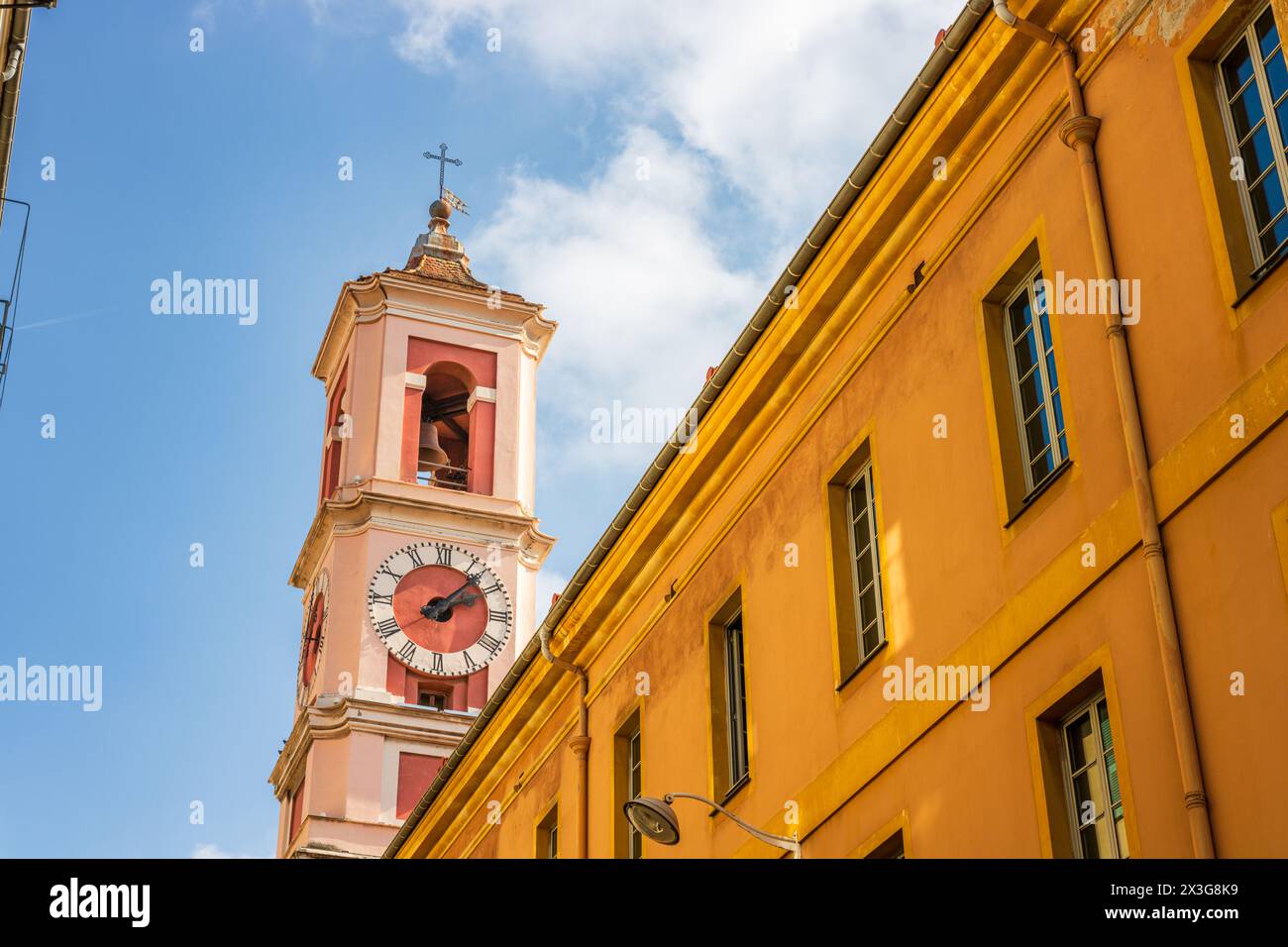 Iconic landmarks of Nice, France, Cote d'Azur, French Riviera Stock ...