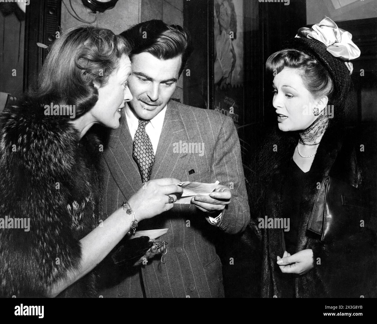 Miss M. DIPPER YUSSEF ROMART and JEAN KENT at the premiere at The New ...