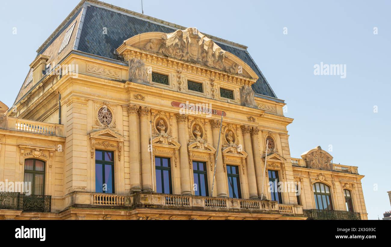Cherbourg Harbor in Normandy, France. Peninsula of Cotentin Stock Photo ...