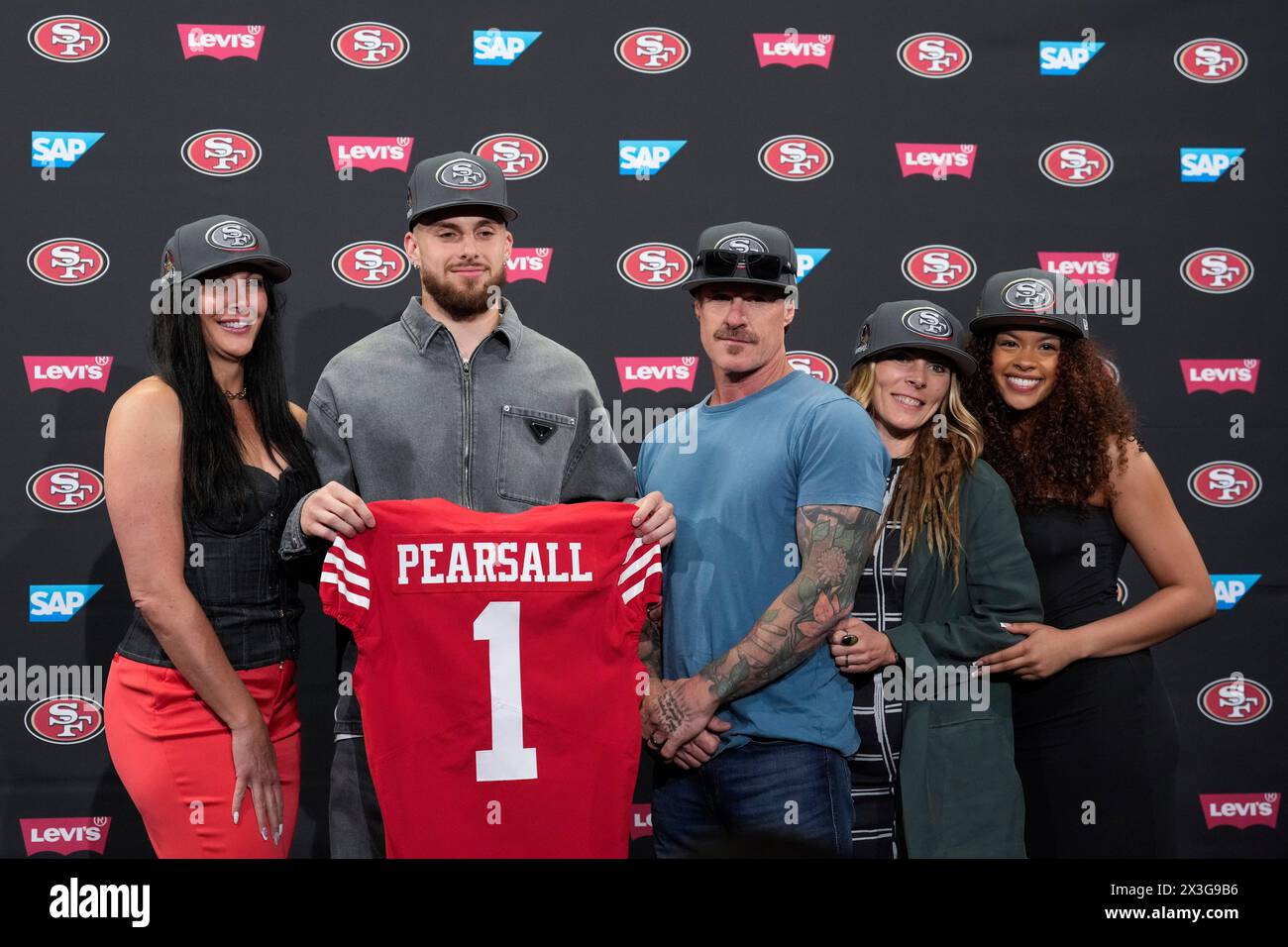 San Francisco 49ers first round draft pick Ricky Pearsall Jr., second ...