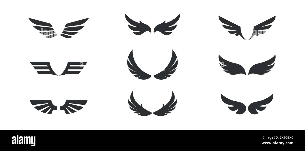 Winged crest Stock Vector Images - Alamy