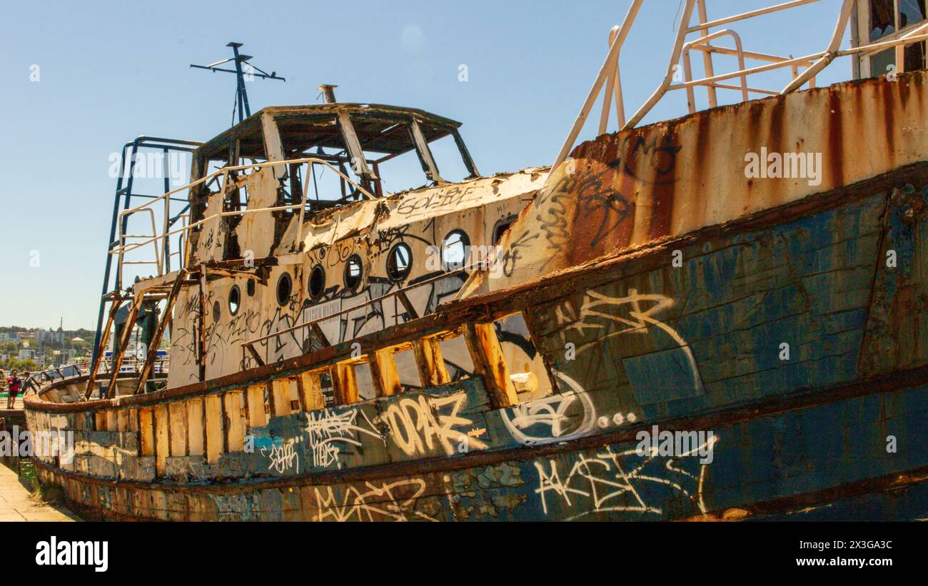 Cherbourg Harbor in Normandy, France. Peninsula of Cotentin Stock Photo ...