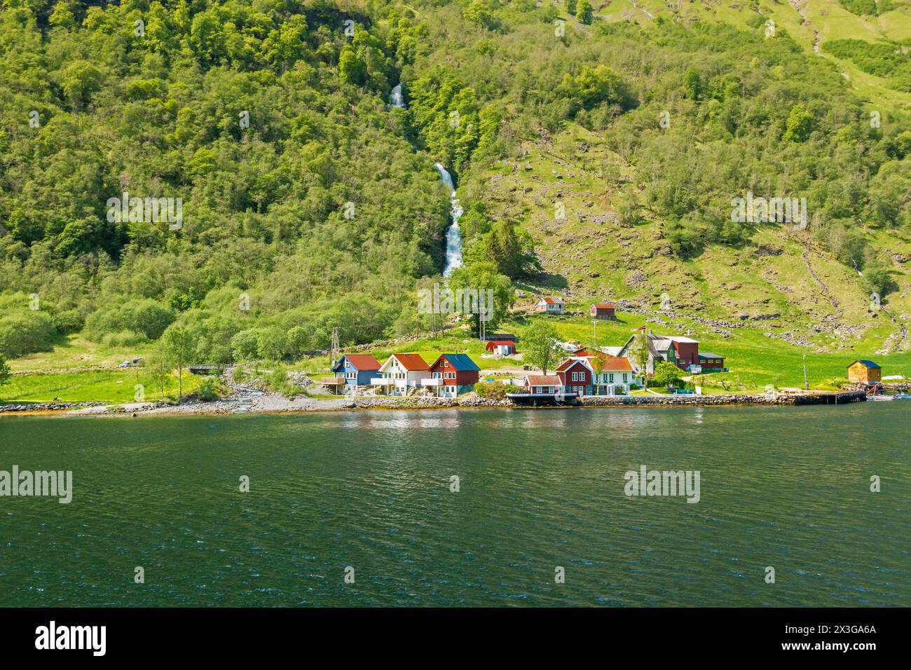 Nærøyfjord, Norway - June 3rd, 2024: Celebrations are underway on a day ...