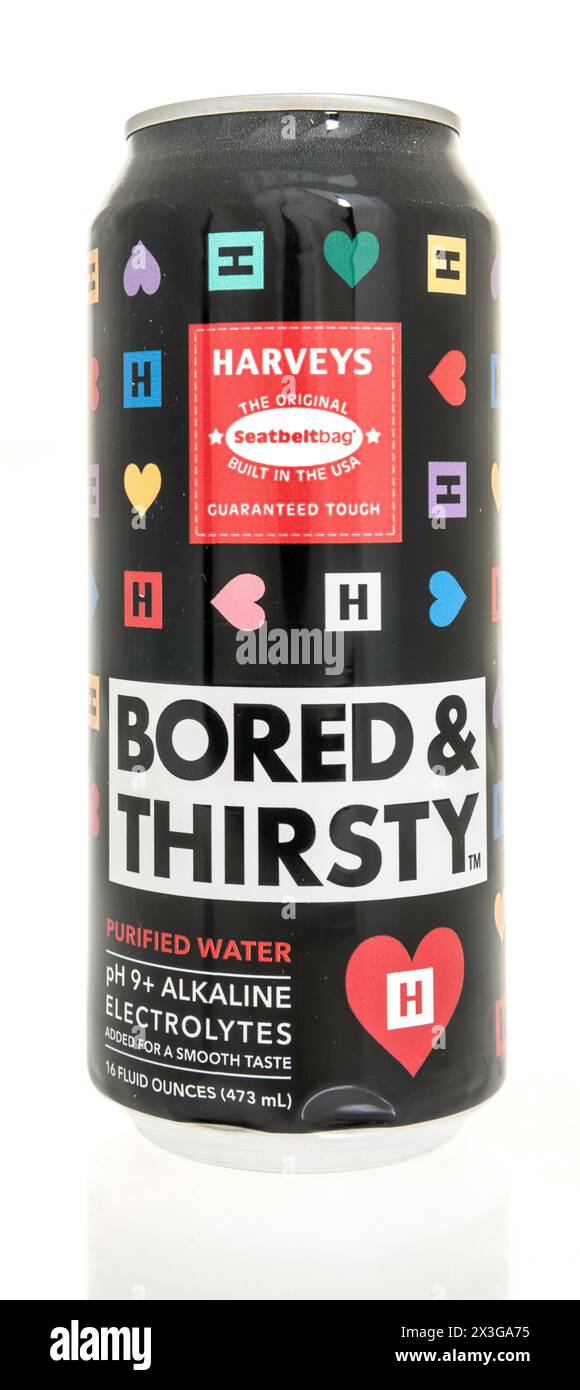 Winneconne, WI - 26 April 2024: A can of Harveys bored and thirsty ...