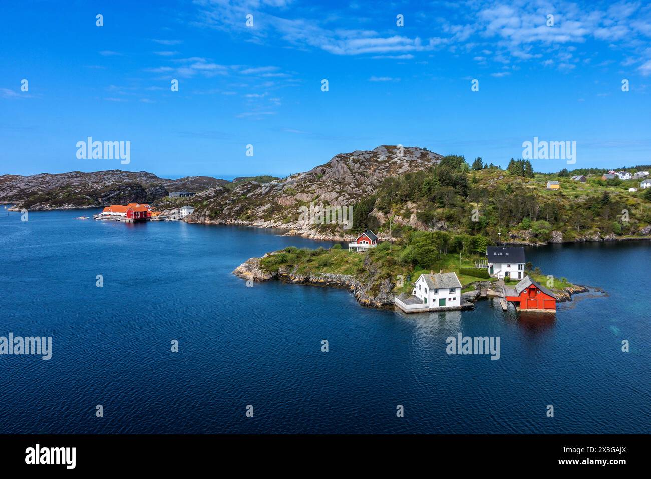 Norway, Scandinavia - June 2nd, 2024: Coastal fishing village of Norway ...