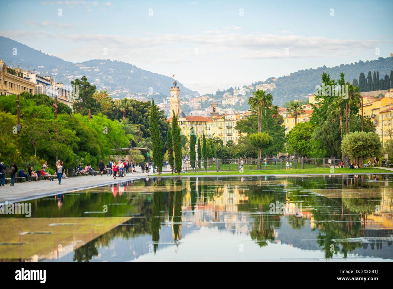Iconic landmarks of Nice, France, Cote d'Azur, French Riviera Stock ...