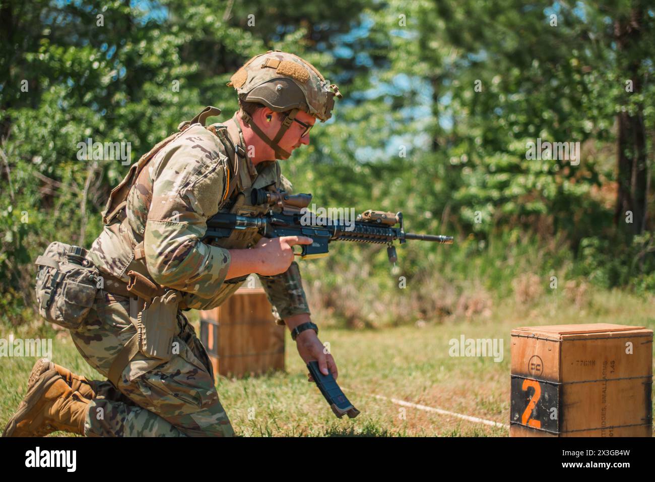 Shooters set their sights on the target during day 2 of the 33rd annual ...