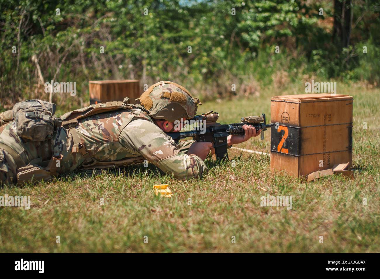 Shooters set their sights on the target during day 2 of the 33rd annual ...
