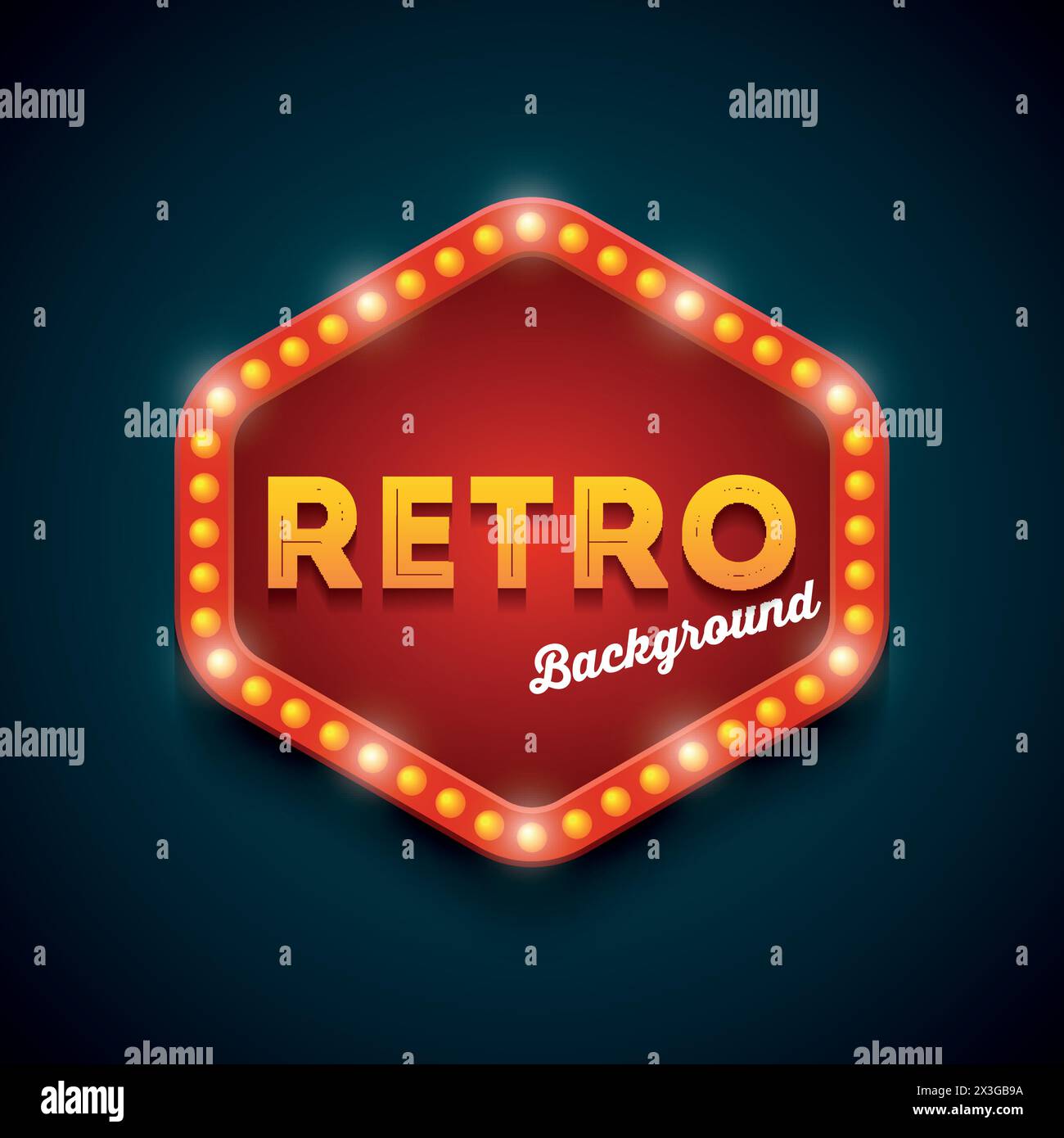 Blank neon sign Stock Vector Images - Alamy