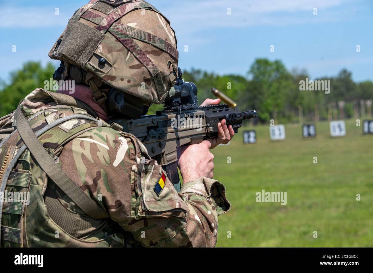 On the third day of the 33rd annual Armed Forces Skill at Arms Meeting ...