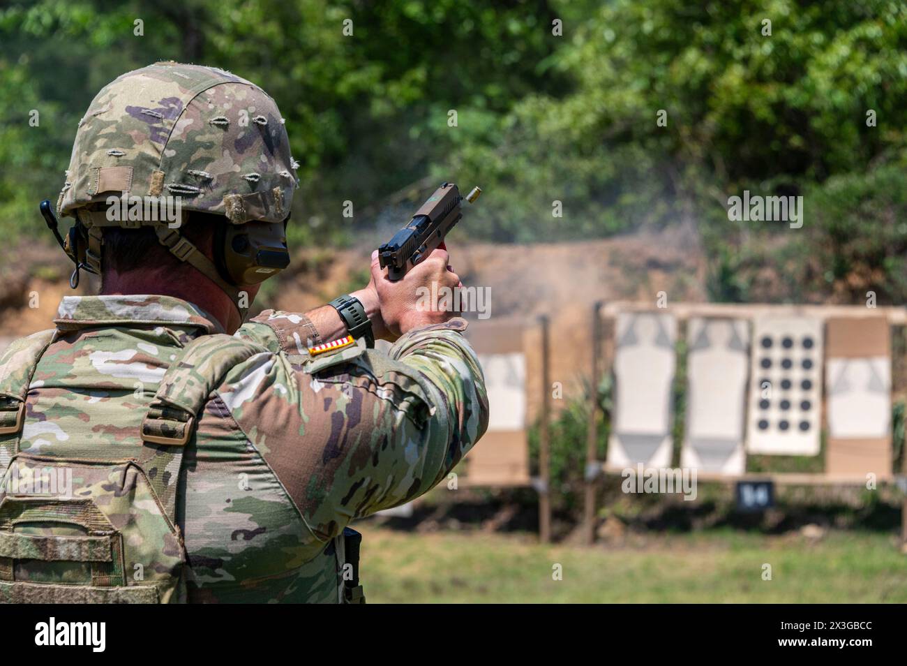 On the third day of the 33rd annual Armed Forces Skill at Arms Meeting ...