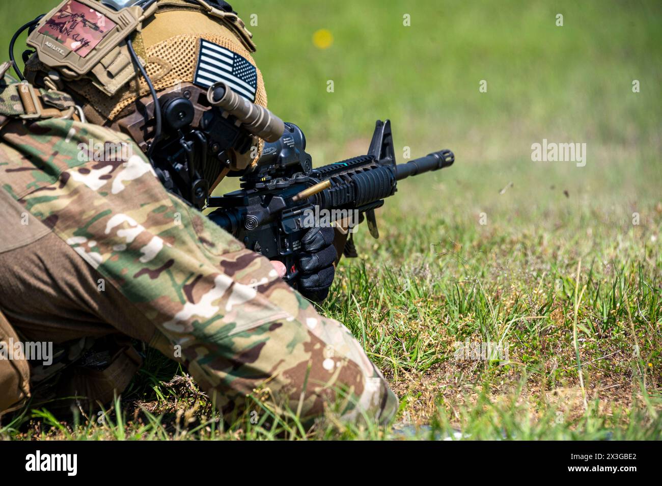 On the third day of the 33rd annual Armed Forces Skill at Arms Meeting ...