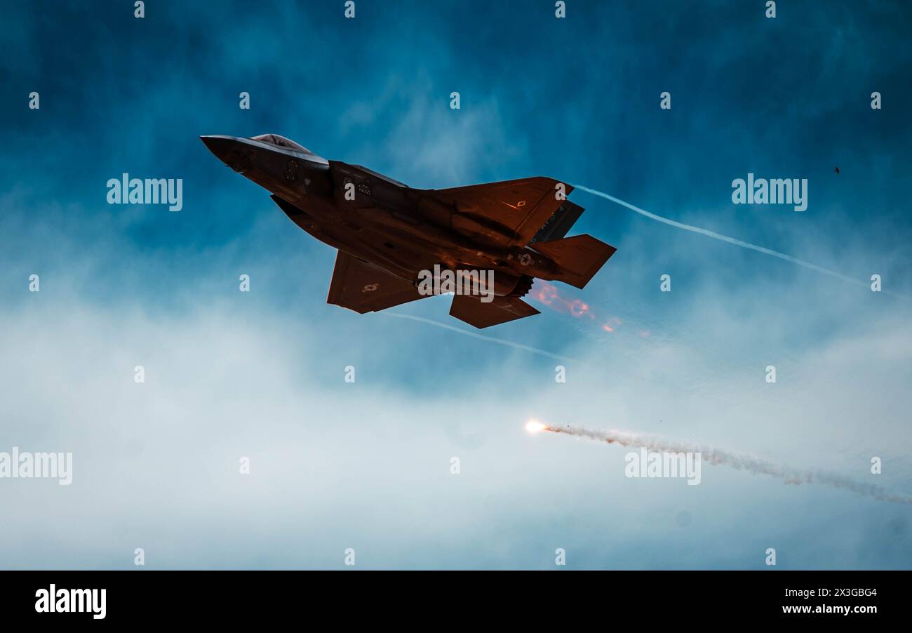 A U.S. Air Force F-35A Lightning II assigned to the 56th Fighter Wing ...