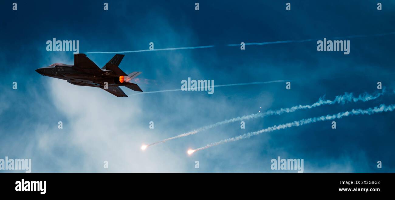 A U.S. Air Force F-35A Lightning II assigned to the 56th Fighter Wing ...