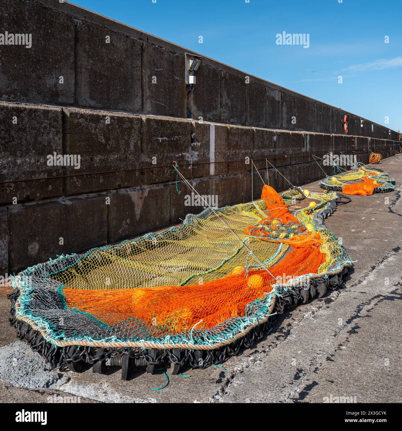 27 April 2024. Buckie Harbour,Moray,Scotland. This is a new Orange ...