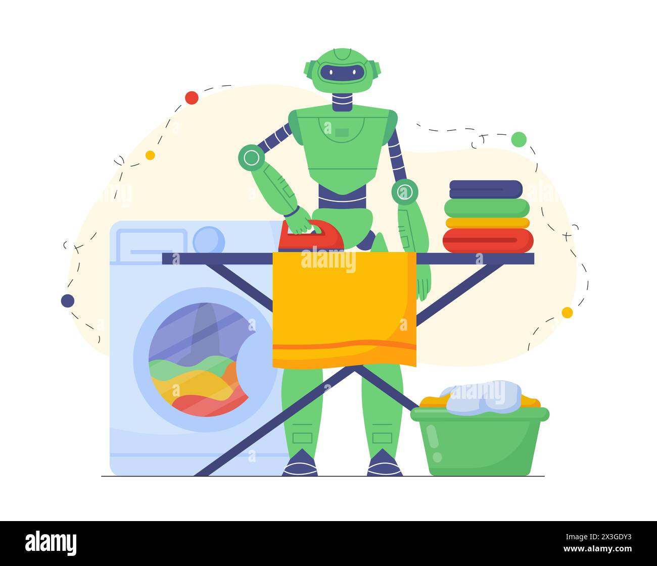 Robotic house Stock Vector Images - Alamy