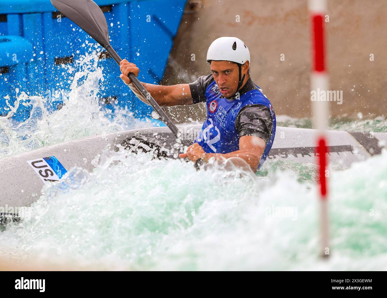 April 26, 2024:.competes in US Olympic Team Trials for Canoe/Kayak ...