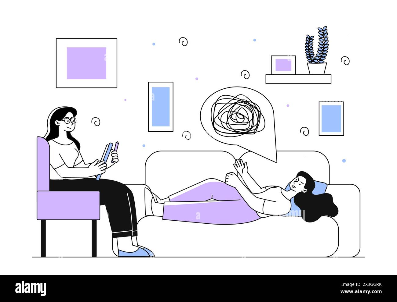 Young man client sitting Cut Out Stock Images & Pictures - Alamy