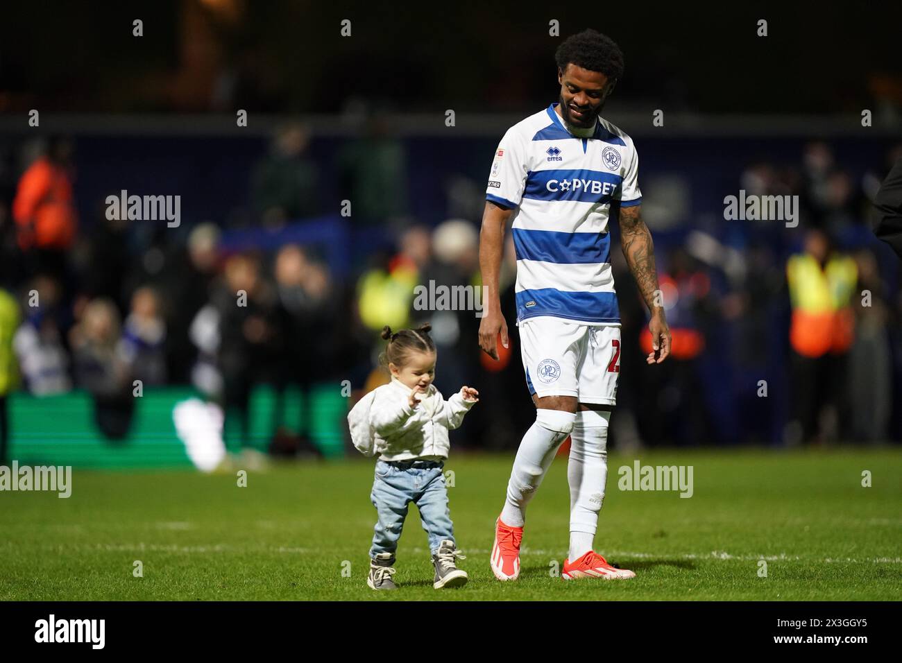 London, UK. 26th Apr, 2024. Kenneth Paal of Queens Park Rangers after ...