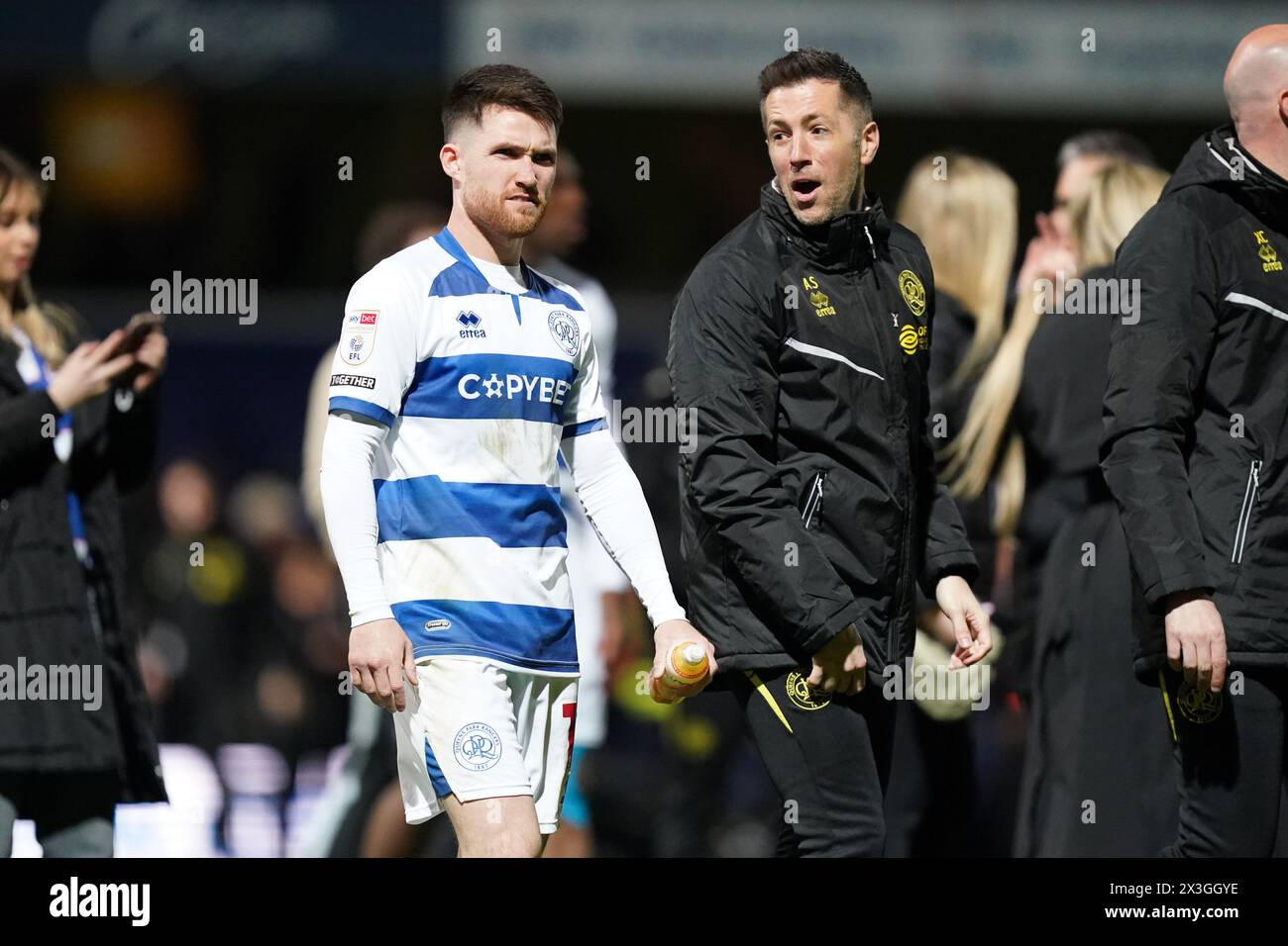 London, UK. 26th Apr, 2024. Paul Smyth of Queens Park Rangers after the ...