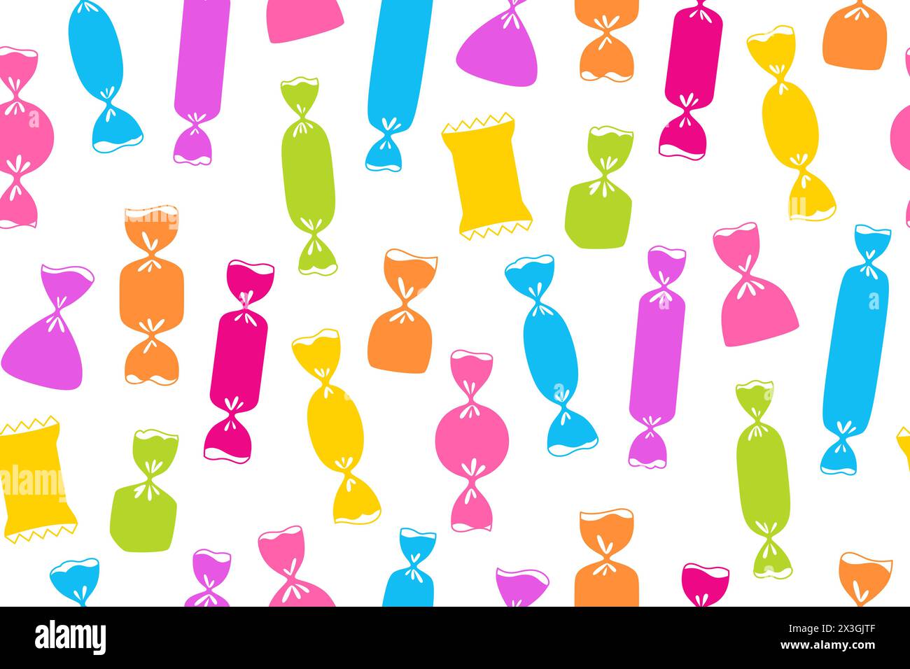 Background sweets colorful wallpaper bonbon Stock Vector Images - Alamy