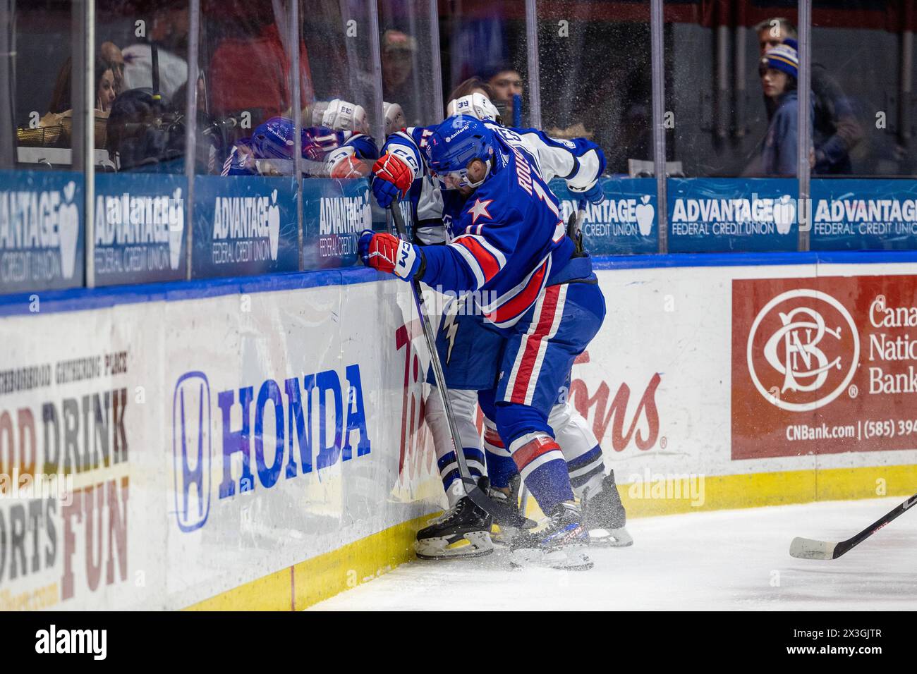 April 26th, 2024: Rochester Americans forward Lukas Rousek (11) skates ...