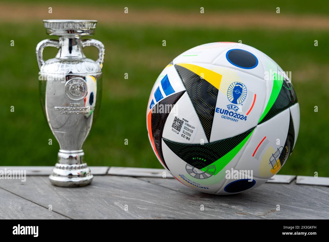 Uefa euro 2024 trophy berlin stadium hi-res stock photography and ...