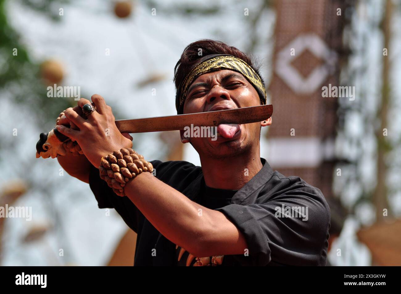 Tasikmalaya, Indonesia - November 11, 2023 : Debus tradition ...