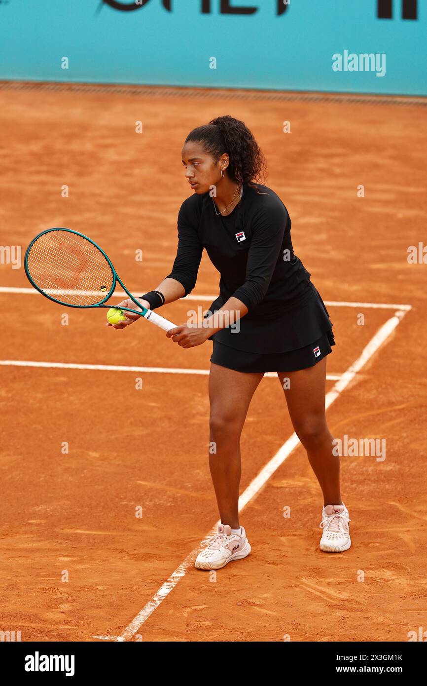 Madrid, Spain. 26th Apr, 2024. Robin Montgomery (USA) Tennis : Robin ...