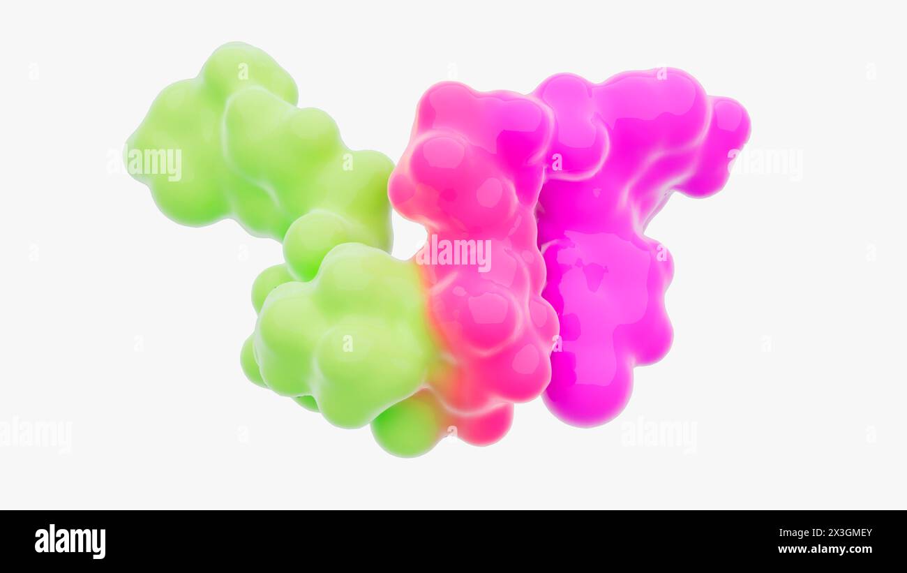 Illustration of the structure of a targeted protein degrader molecule ...