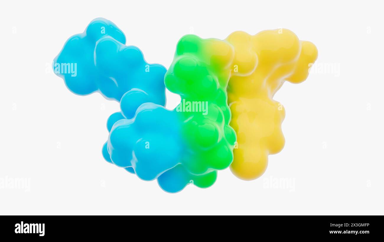 Illustration of the structure of a targeted protein degrader molecule ...