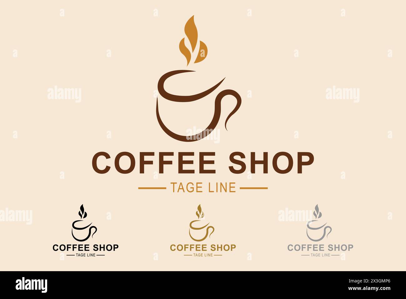 Coffee logo. coffee cup design. suitable for coffee shop logo, coffee ...
