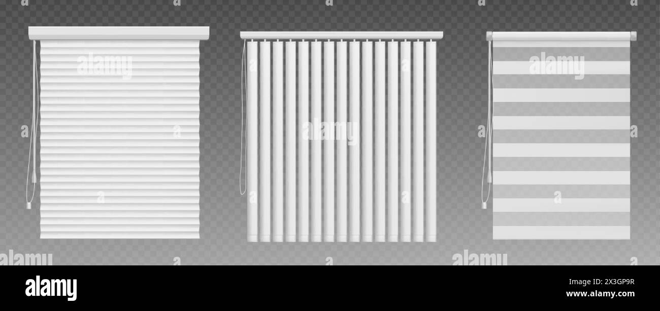 Venetian window blind. Isolated jalousie vector. Shade curtain for home ...