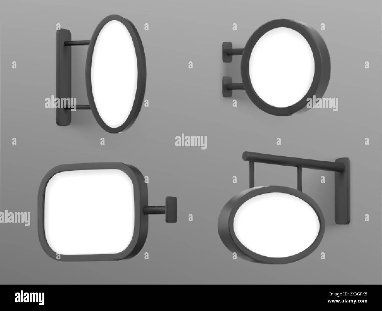 Square cafe sign Black and White Stock Photos & Images - Alamy